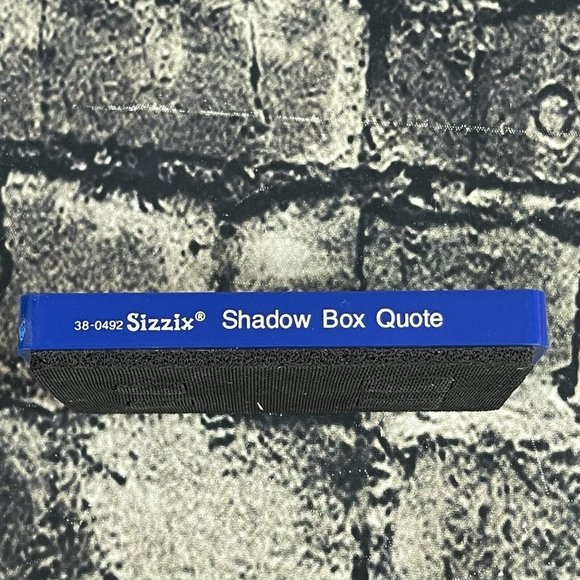 Sizzix | Office | Sizzix Shadow Box Quote Die 38492 Original Medium ...